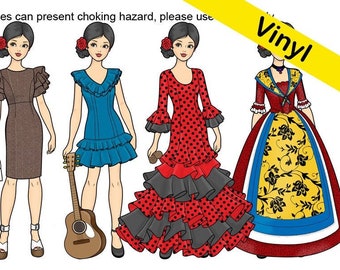 Spanish Paper Doll - Etsy