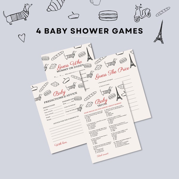 French Baby Shower - Etsy