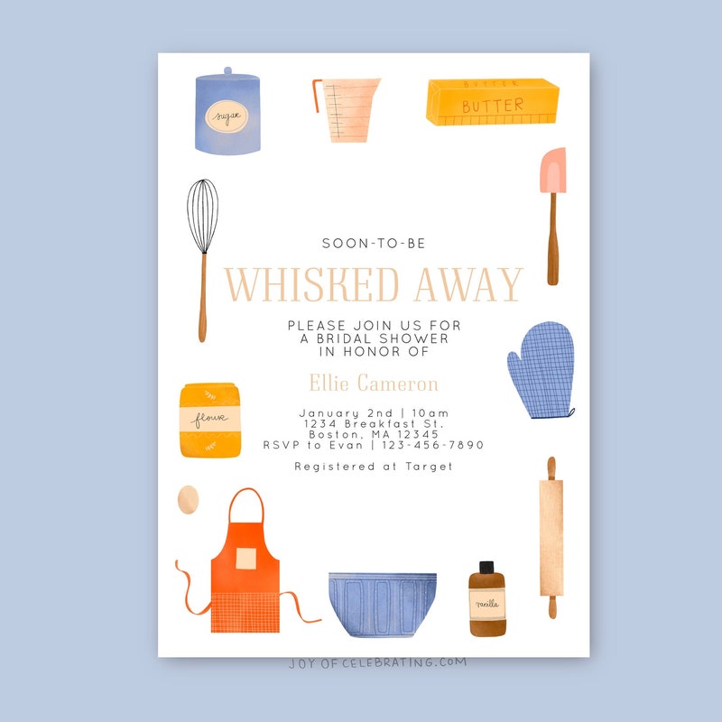 Bridal Shower Baking - Etsy