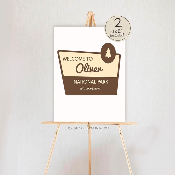 National Park Sign Template - Etsy
