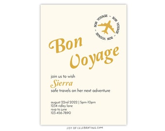 Bon Voyage Party - Etsy