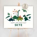 Festive Dinos Themed Birthday Poster for Cute Jurassic Dinosaur ...