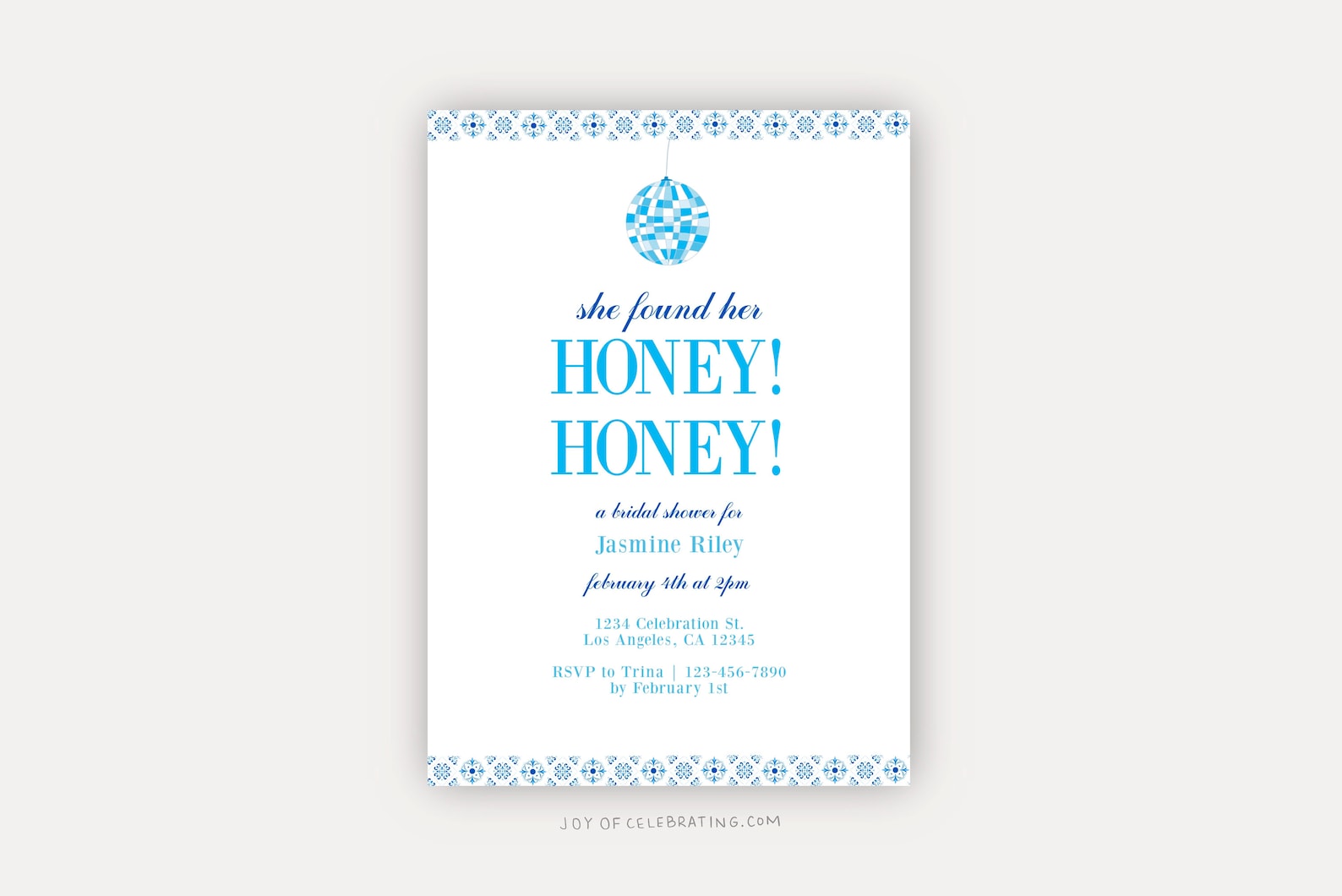 Honey Honey Mama Mia She Found Her Honey Honey Blue Disco - Etsy