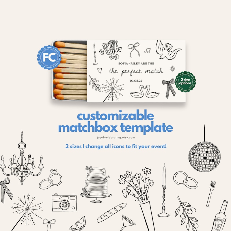 Custom Matchboxes - Etsy