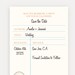 Library Slip | Unique Save the Date Vintage Library Slip Card Style ...
