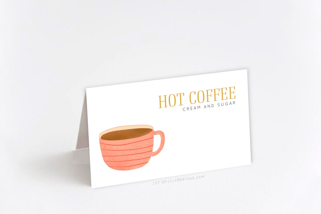 Brunch O'clock | 9 Folded Food Tent Templates for Breakfast and Brunch ...