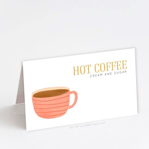 Brunch O'clock | 9 Folded Food Tent Templates for Breakfast and Brunch ...