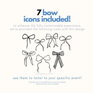 BEAU | Names Tags for Tying the Knot Pink Bow Themed Bridal Shower ...