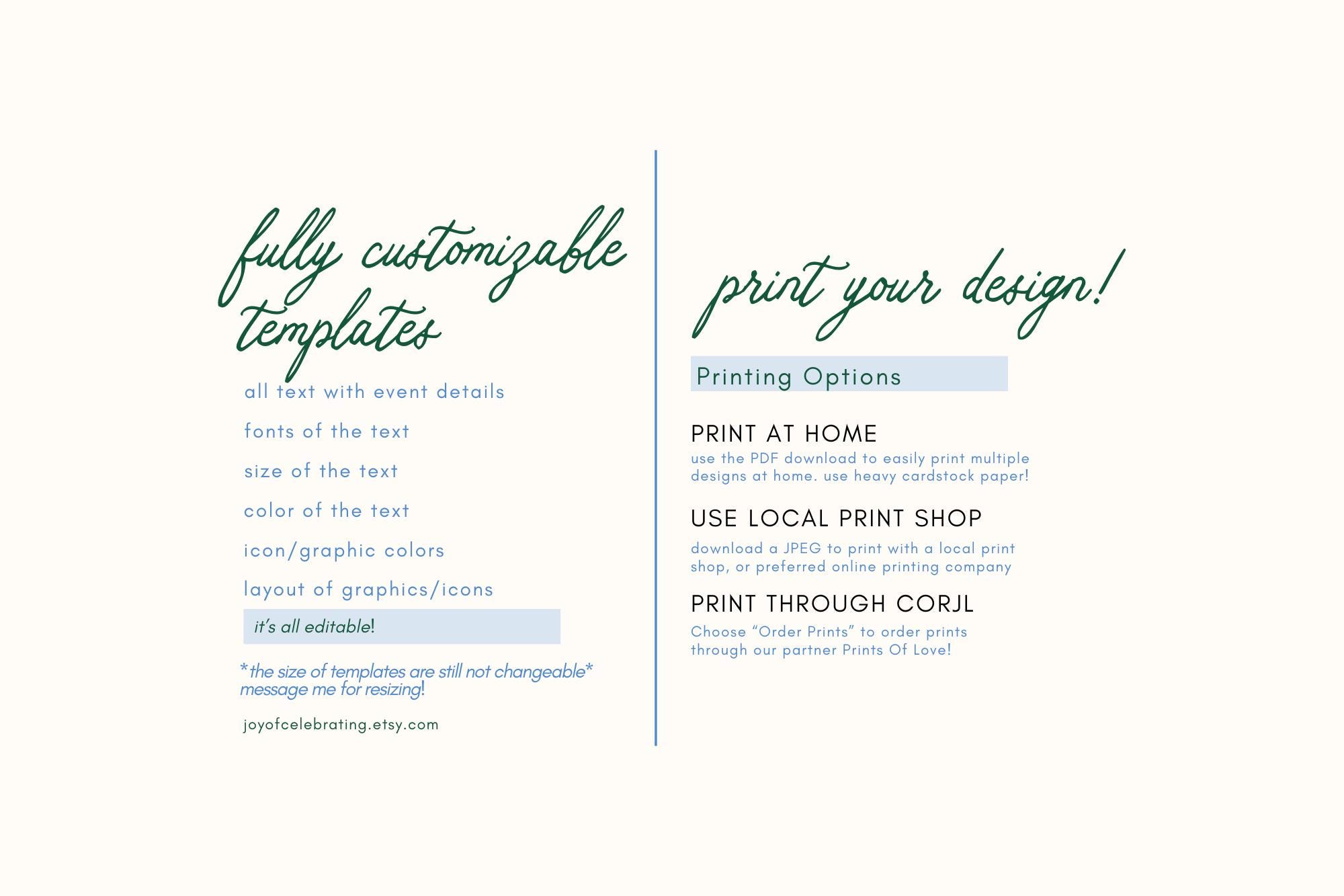 Lola | Coastal Menu Template, Hand Drawn Seashells Coastal Themed Party ...