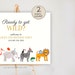 Party at the Zoo Themed Birthday Poster for Cute Zoo Safari - Etsy