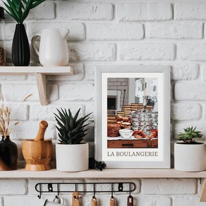 Bakery Print | Bakery Art | French Bakery | Cafe Poster | Cafe Kitchen ...