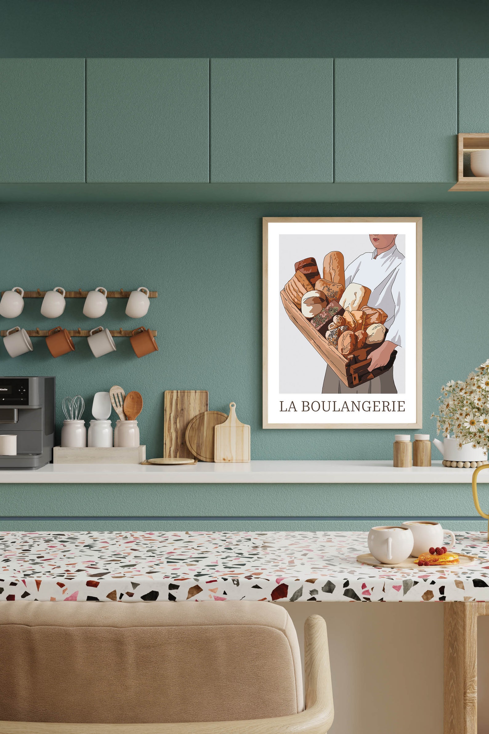 Bakery Print Bakery Art French Bakery Cafe Poster Cafe - Etsy