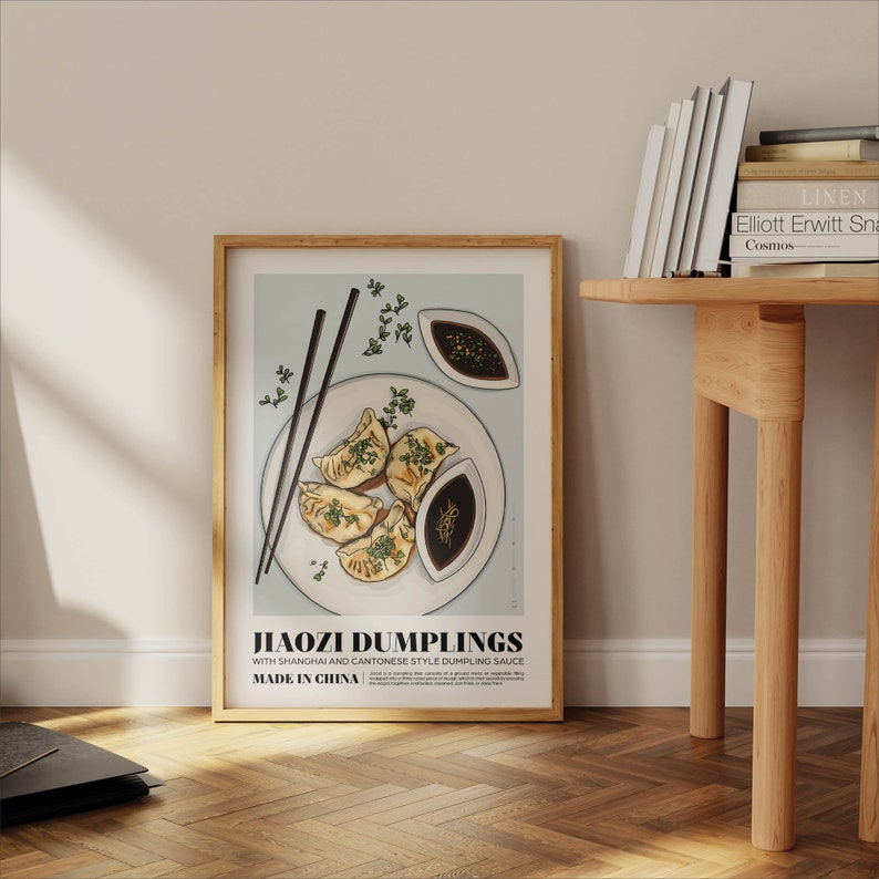 Dumpling Art | Dumpling Poster | Dim Sum Poster | Dim Sum Art ...