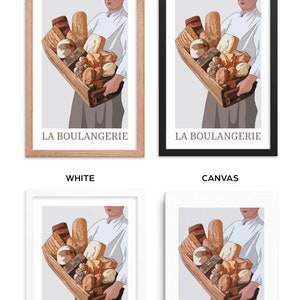 Bakery Print | Bakery Art | French Bakery | Cafe Poster | Cafe Kitchen ...