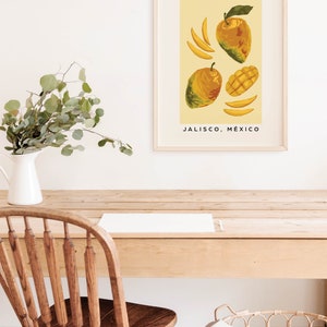 Mango Print | Mango Wall Art | Fruit Print Poster | Fruit Market Print ...