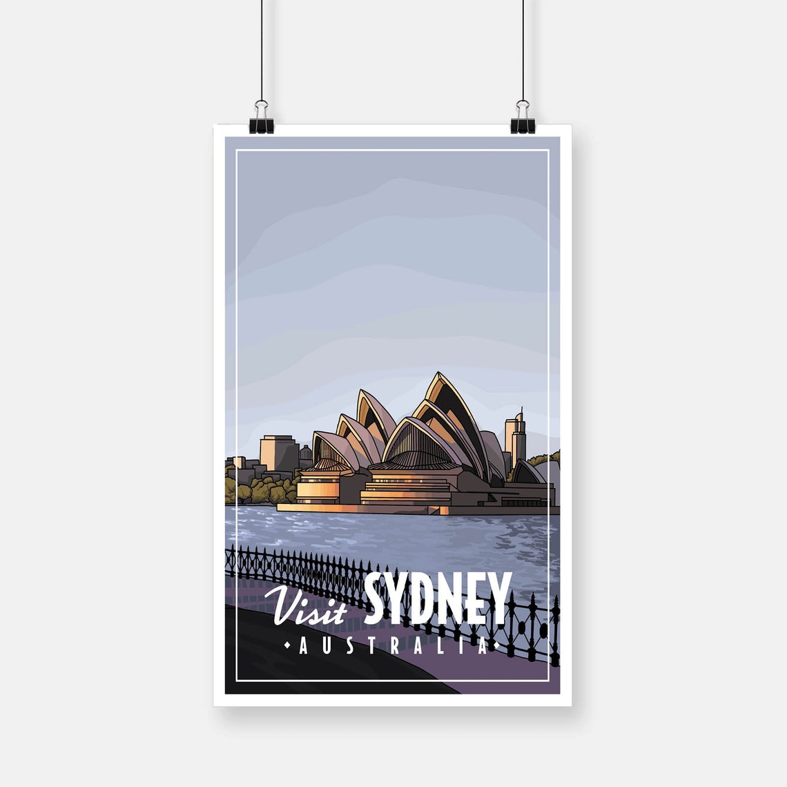 Sydney Australia | Sydney Art Print | Sydney Skyline | Australia Travel ...