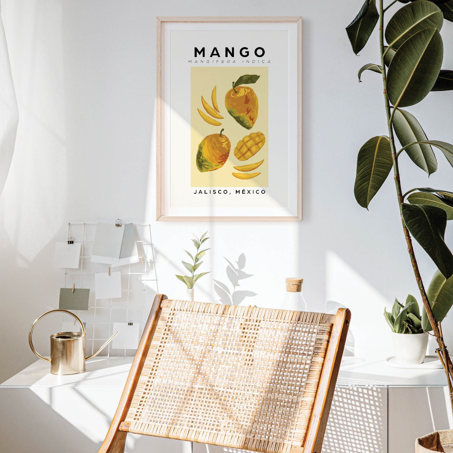 Mango Print | Mango Wall Art | Fruit Print Poster | Fruit Market Print ...