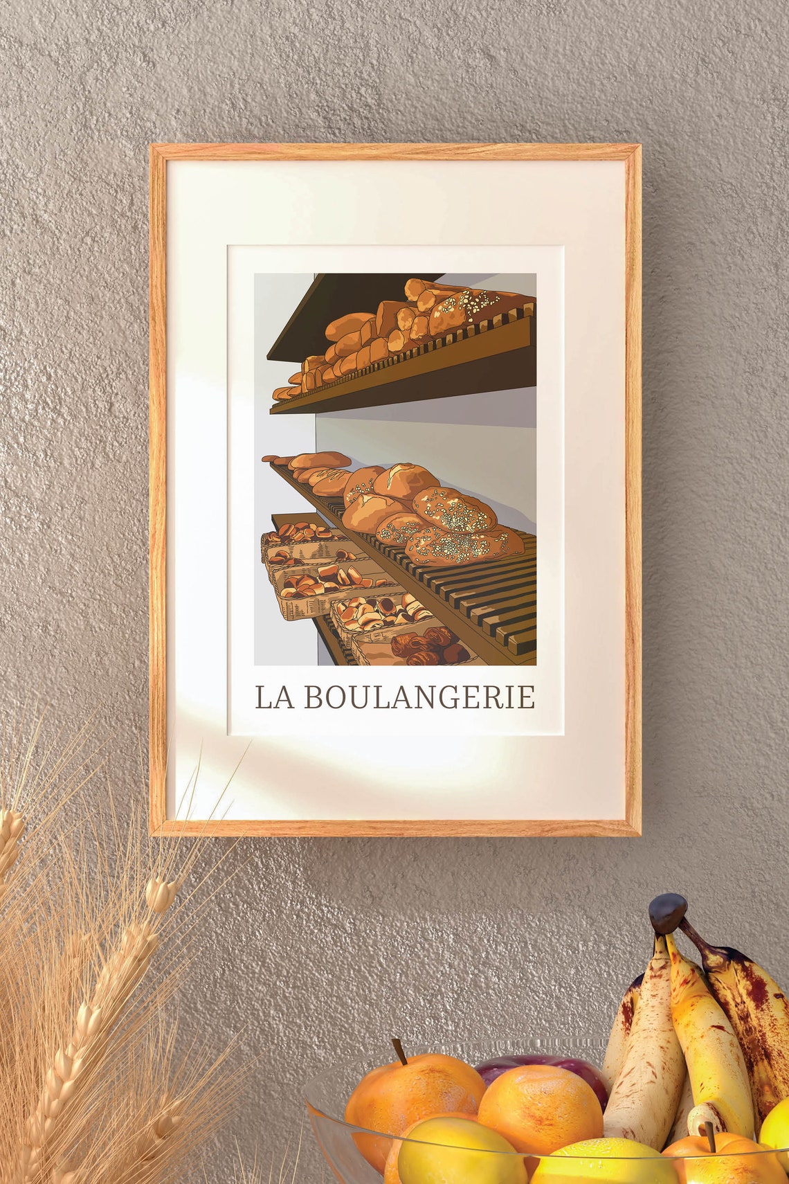 Bakery Print Bakery Art French Bakery Cafe Poster Cafe - Etsy