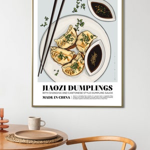 Dumpling Art | Dumpling Poster | Dim Sum Poster | Dim Sum Art ...