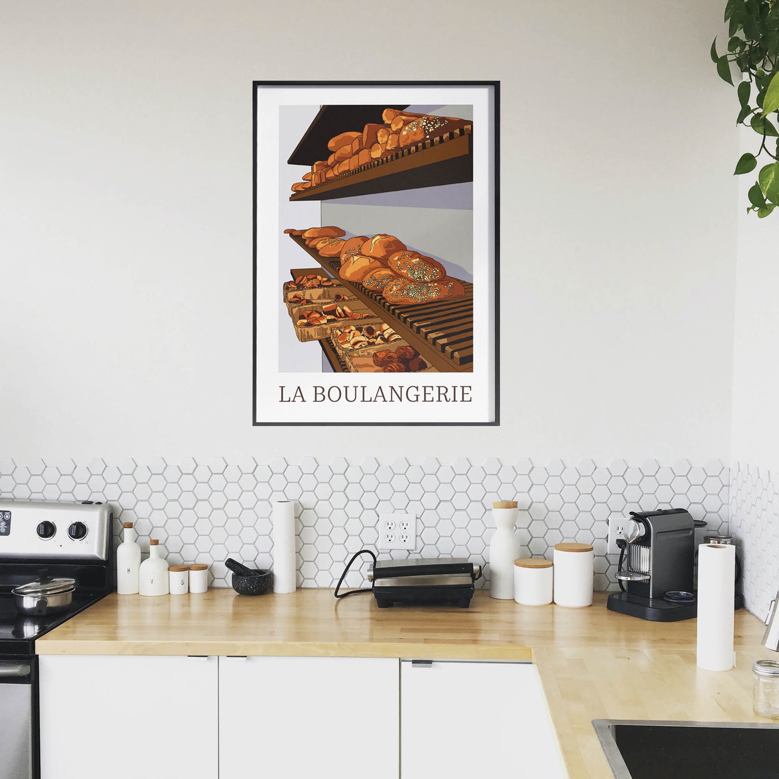 Bakery Print Bakery Art French Bakery Cafe Poster Cafe - Etsy