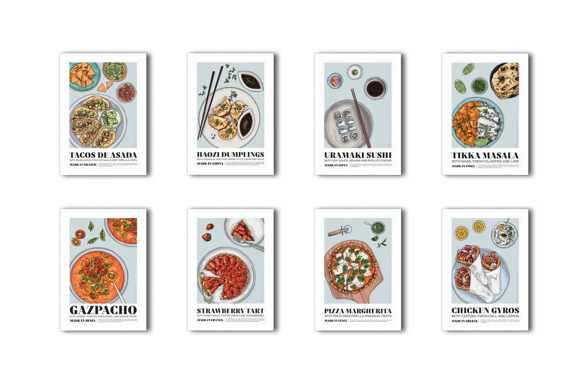 Dumpling Art Dumpling Poster Dim Sum Poster Dim Sum Art - Etsy