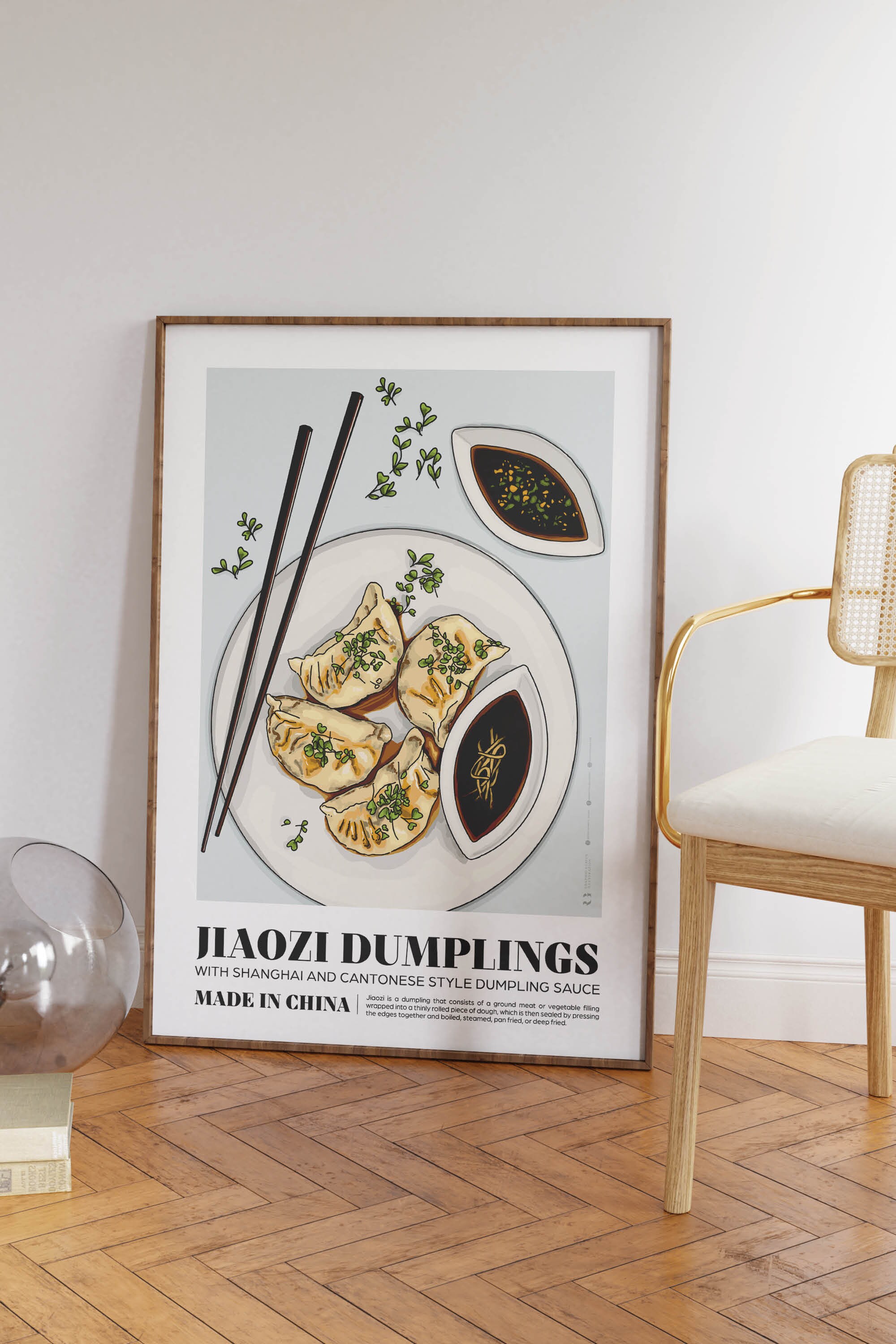 Dumpling Art | Dumpling Poster | Dim Sum Poster | Dim Sum Art ...