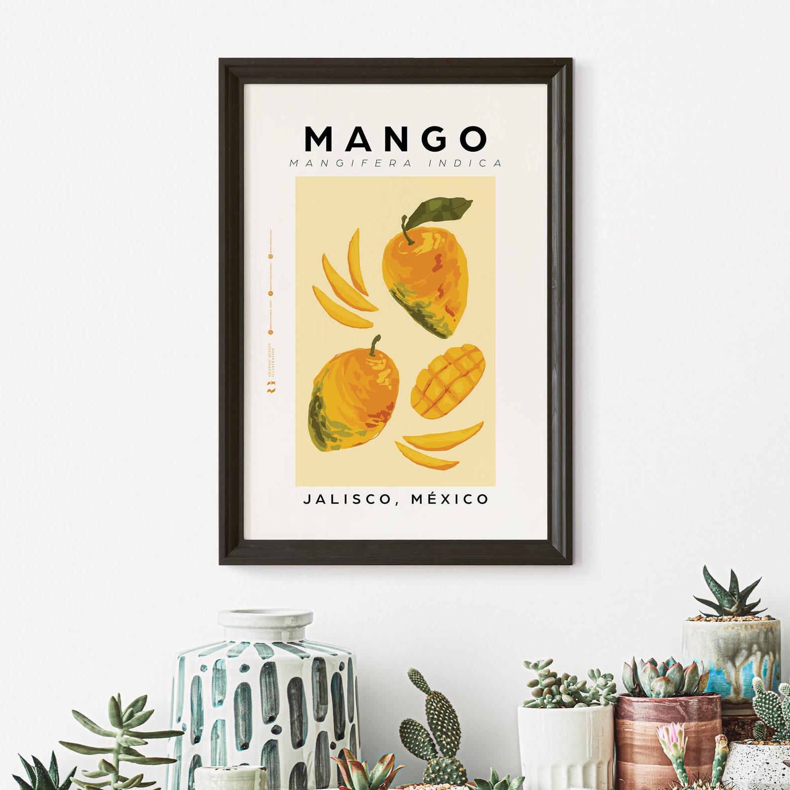 Mango Print Mango Wall Art Fruit Print Poster Fruit - Etsy