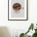 Americano Poster | Black Coffee Poster | Minimal Coffee Print | Retro ...