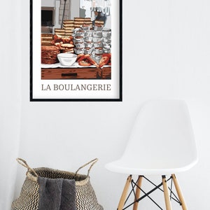 Bakery Print | Bakery Art | French Bakery | Cafe Poster | Cafe Kitchen ...