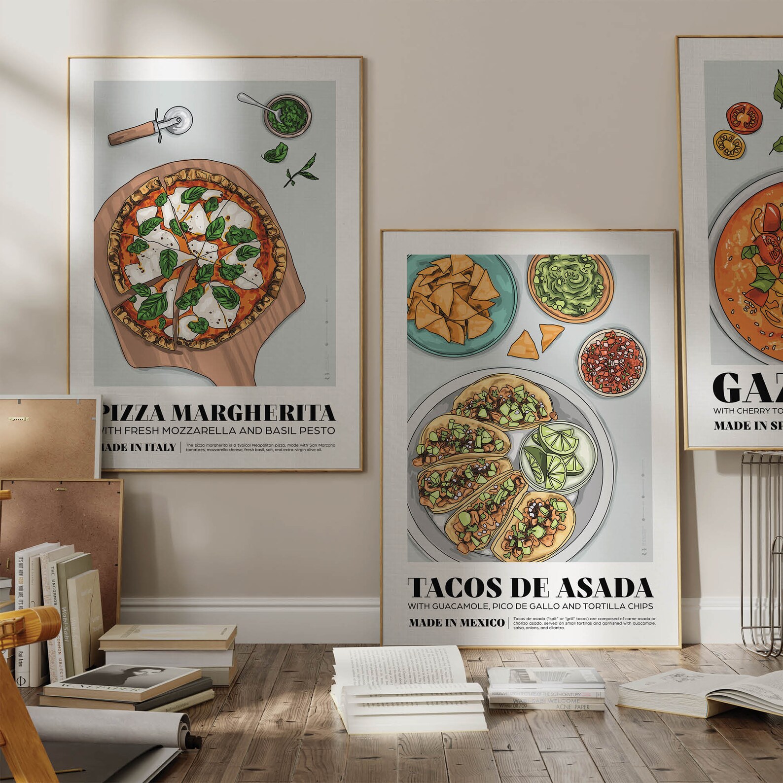 Taco Print | Tacos Poster | Taco Art Print | Tacos De Asada | Tacos ...