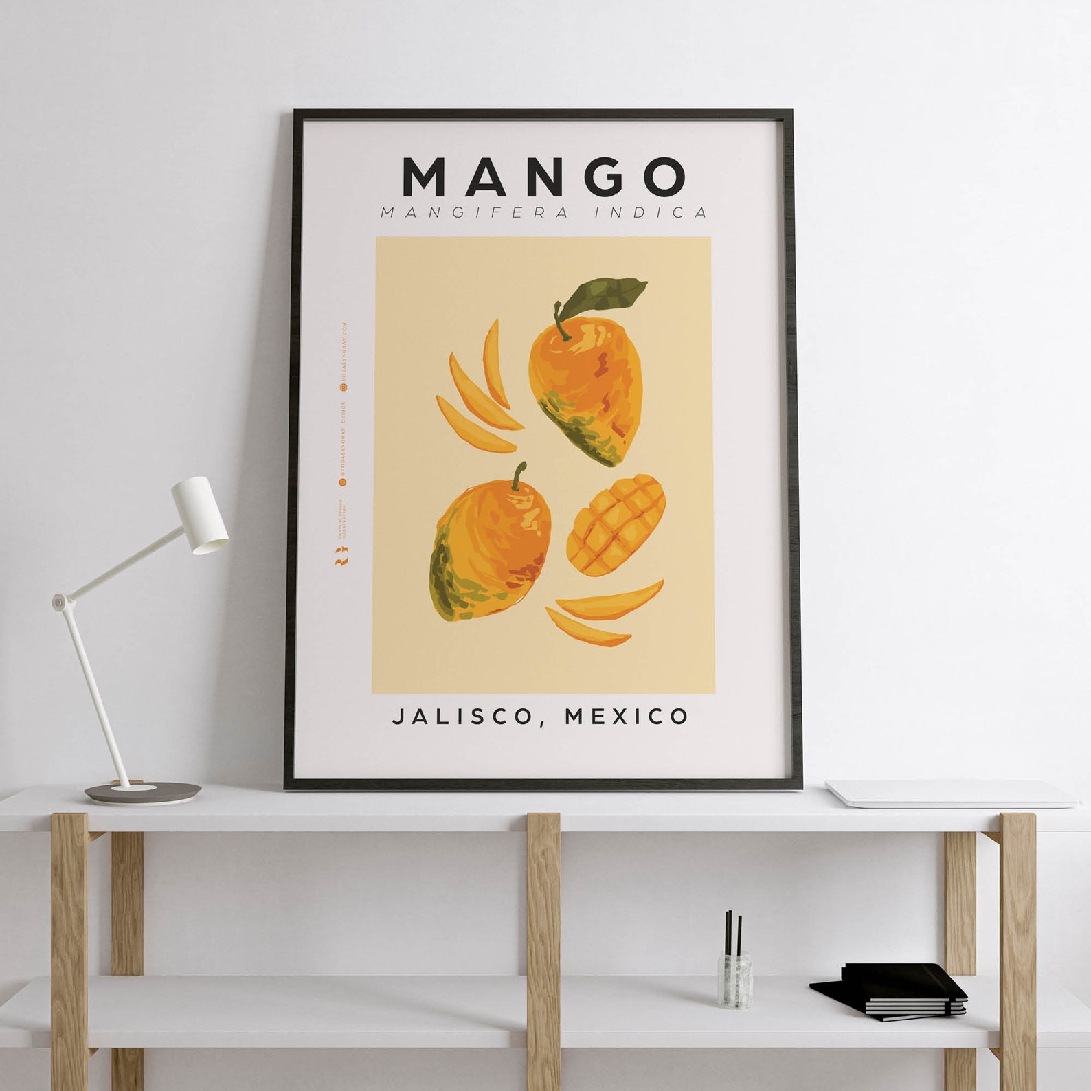 Mango Print Mango Wall Art Fruit Print Poster Fruit - Etsy