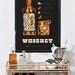 Whiskey Print Whiskey Sign Cocktail Print Bar Cart Art - Etsy