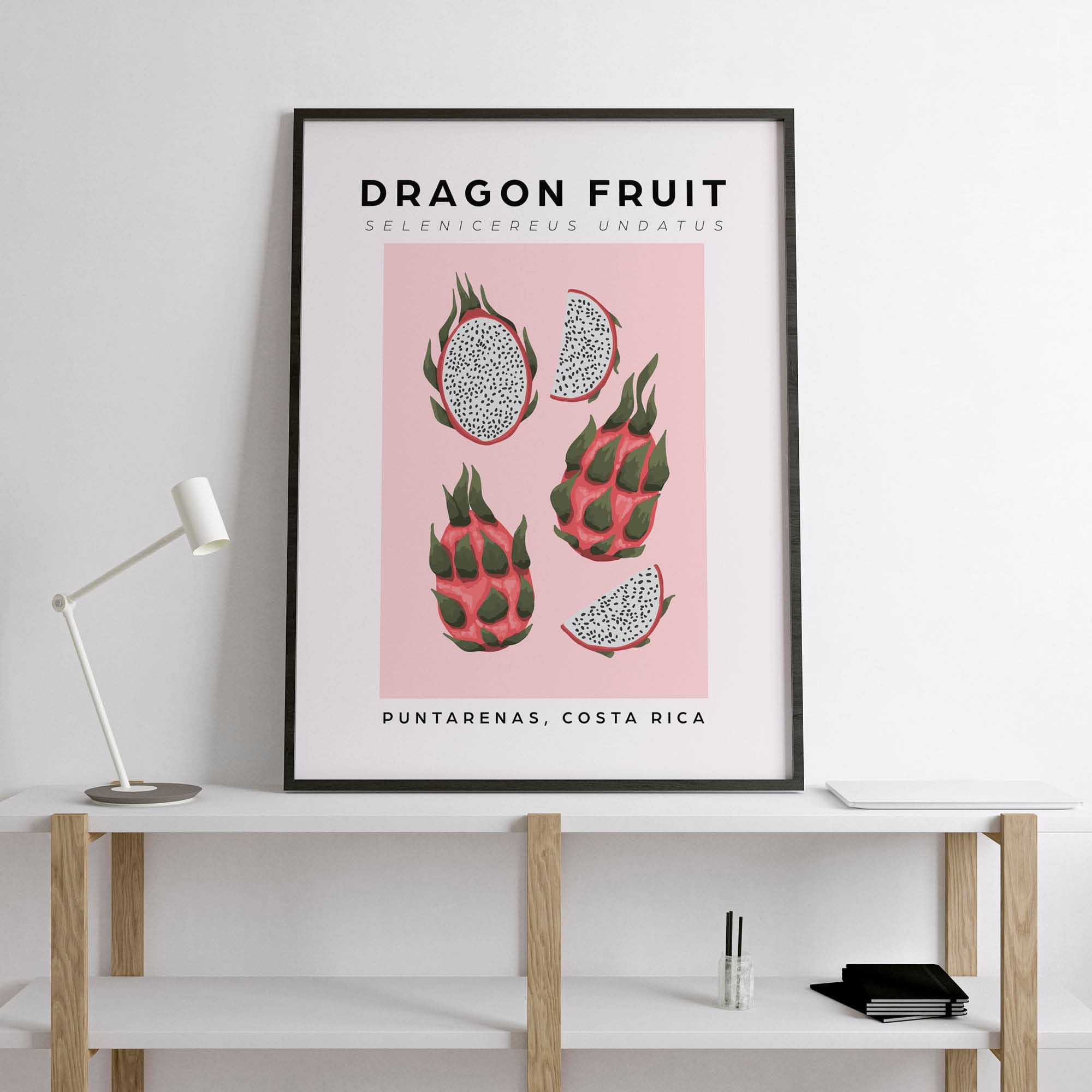 Dragon Fruit Print Tropical Fruit Print Dragon Fruit Art Pitaya Art ...