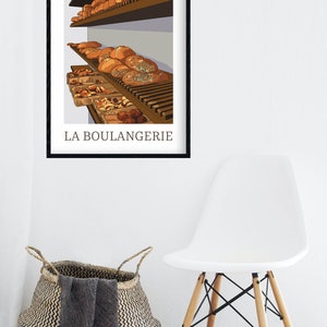 Bakery Print Bakery Art French Bakery Cafe Poster Cafe Kitchen Decor ...