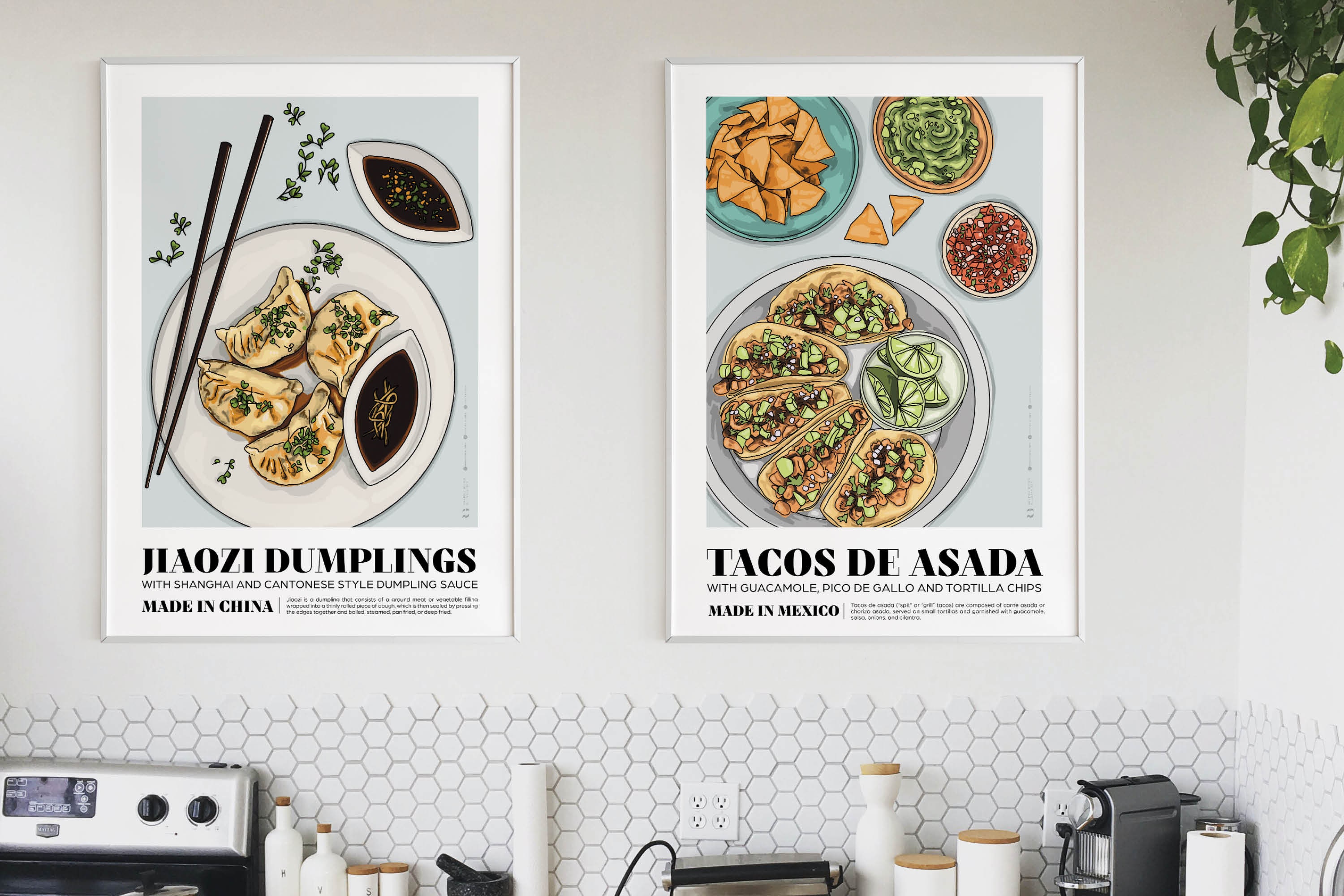 Taco Print | Tacos Poster | Taco Art Print | Tacos De Asada | Tacos ...