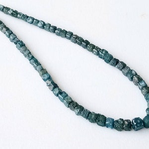 3-4mm Blue Diamond Box Cubes, Blue Drilled Rough Diamond, Raw Diamond ...