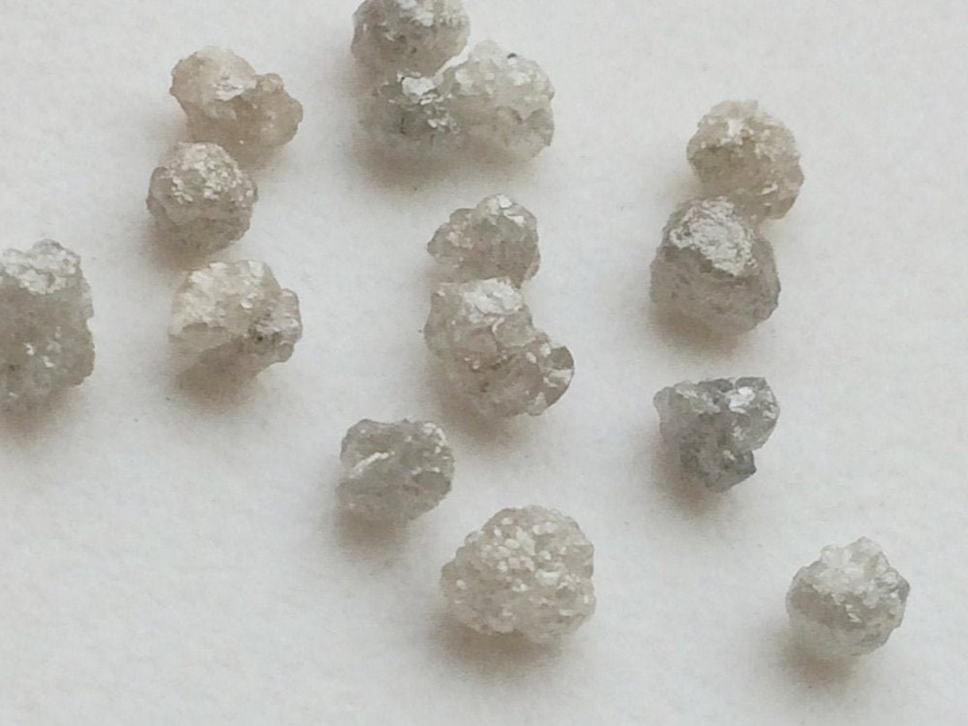 3-5mm Grey Rough Diamond Grey Raw Diamond Uncut Diamond - Etsy