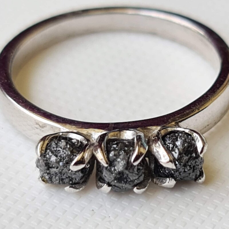 Raw Diamond Ring - Etsy