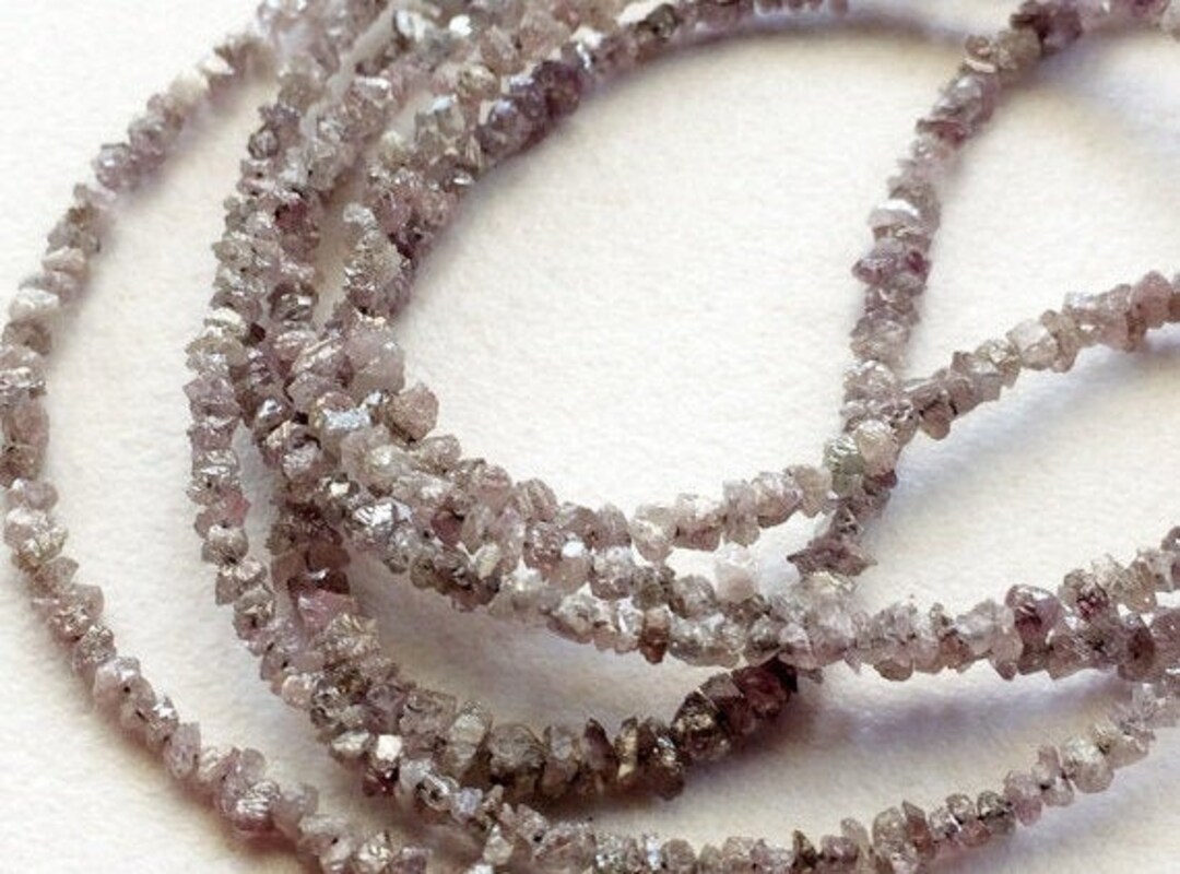 2-3mm Pink Raw Diamonds, Pink Rough Diamonds, Conflict Free Rare Raw ...