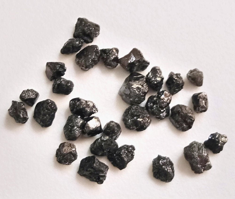 Raw Black Diamond Identification