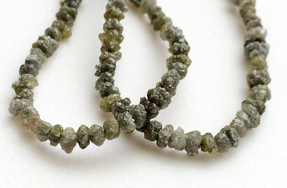 2.5-3.5mm Green Rough Diamonds Green Raw Diamonds Natural - Etsy