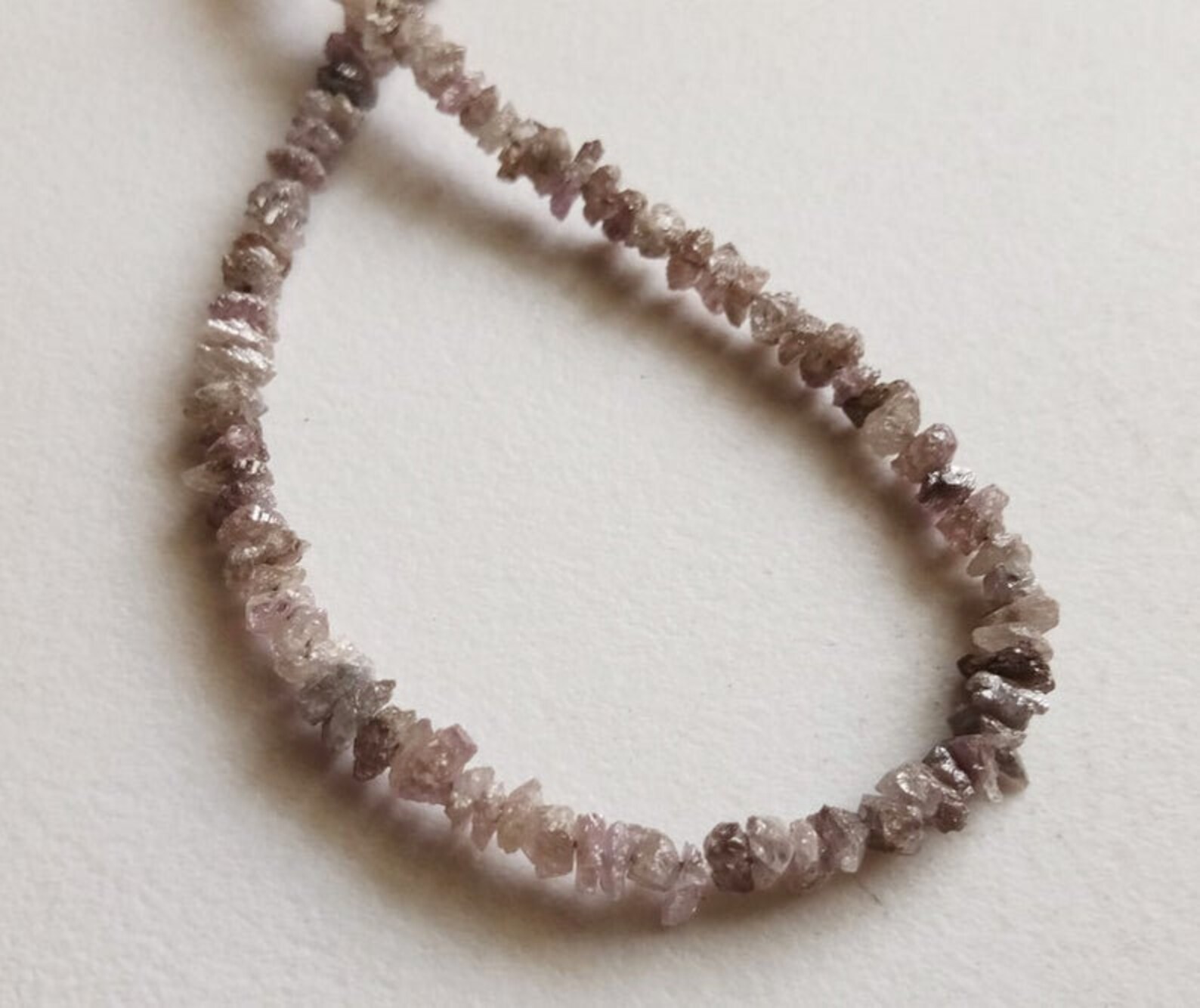 3-4mm Raw Pink Diamond Beads Natural Rough Pink Diamond - Etsy