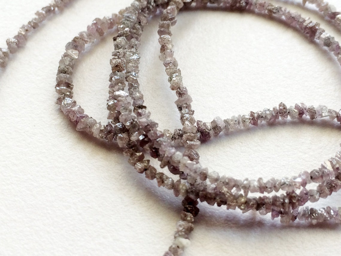 2-3mm Pink Raw Diamonds Pink Rough Diamonds Conflict Free - Etsy