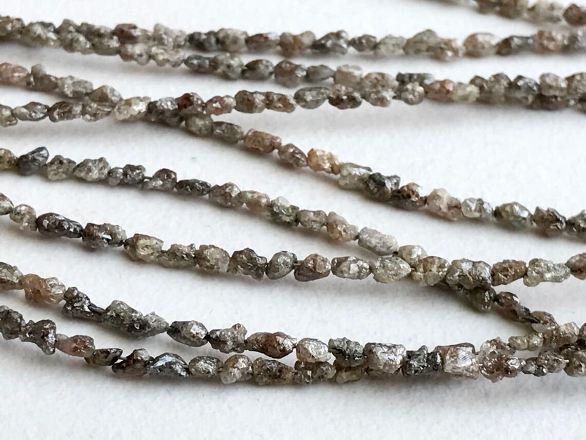3-4.5mm Brown Rough Diamonds, Raw Diamonds, Conflict Free Natural ...