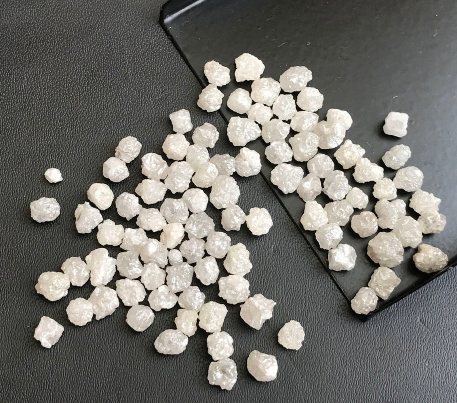 4-6mm White Grey Rough Diamond White Grey Raw Diamond Uncut - Etsy