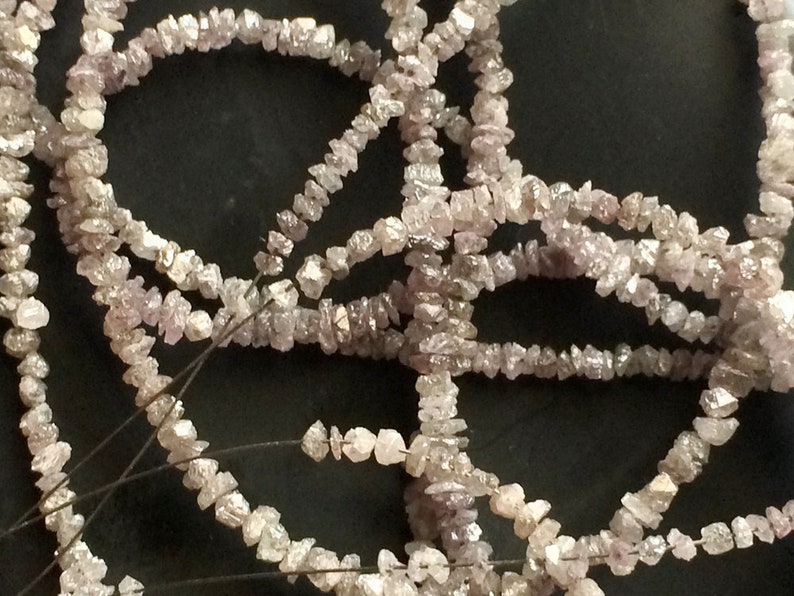2-3mm Pink Raw Diamonds Pink Rough Diamonds Conflict Free - Etsy
