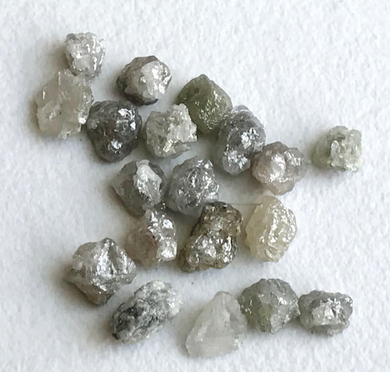 4-7mm Grey Rough Diamond Loose Grey Raw Diamond Uncut - Etsy