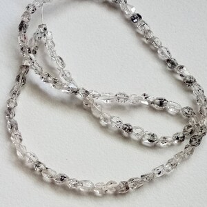 4-6mm Herkimer Diamond Quartz Beads, Raw Herkimer Diamond Quartz ...