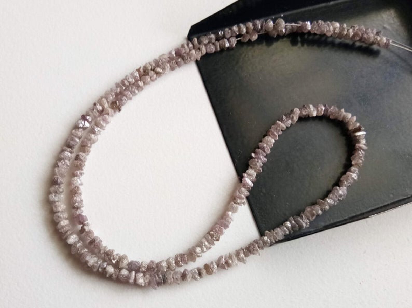 3-4mm Raw Pink Diamond Beads Natural Rough Pink Diamond - Etsy