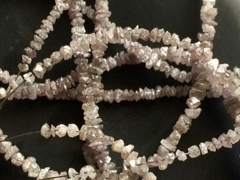 2-3mm Pink Raw Diamonds Pink Rough Diamonds Conflict Free - Etsy